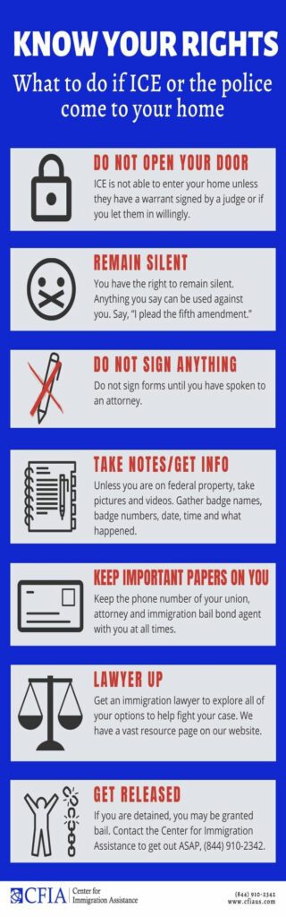 Know Your Rights: Printable Handouts from the American Immigration ...